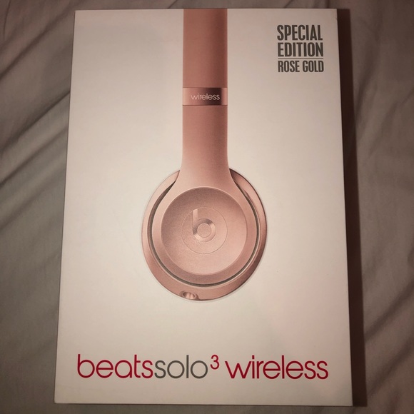 Beats by Dre | Other | Rose Gold Beats Solo3 Wireless | Poshmark